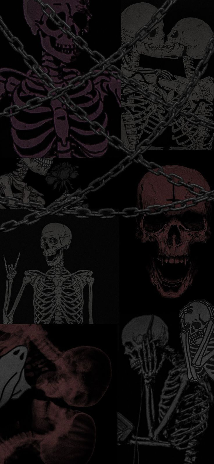 Skeleton aesthetic. Edgy wallpaper, Skeletons... by flicknasty123