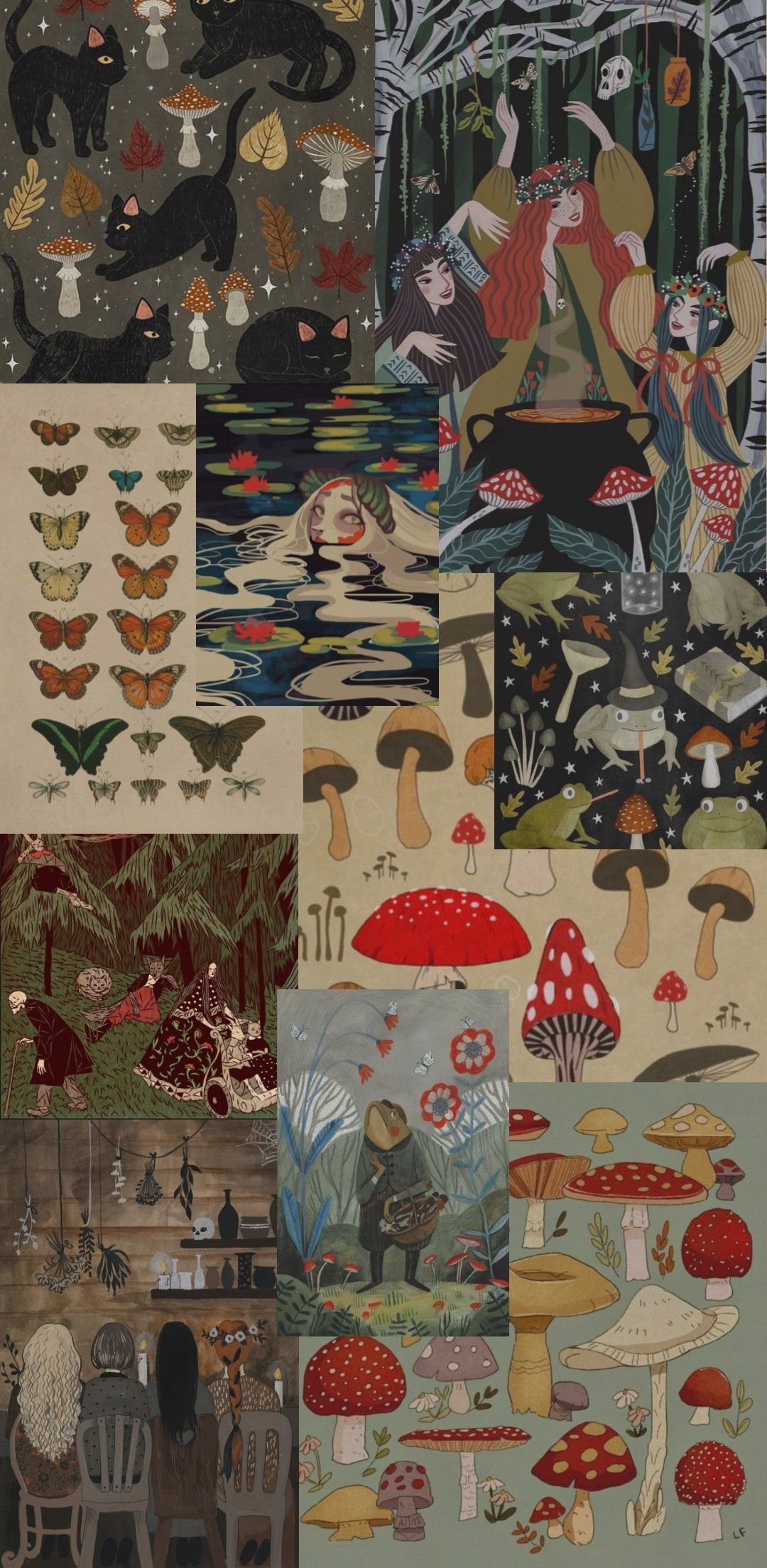 Goblincore wallpaper. Fairy wallpaper, Hippie... by Mirassou