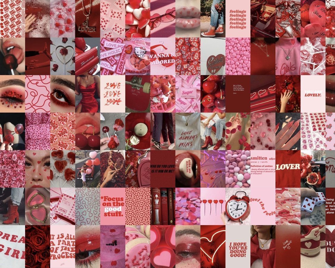 Lovecore Wall Collage Kit Valentines Day Collage... by ustourist