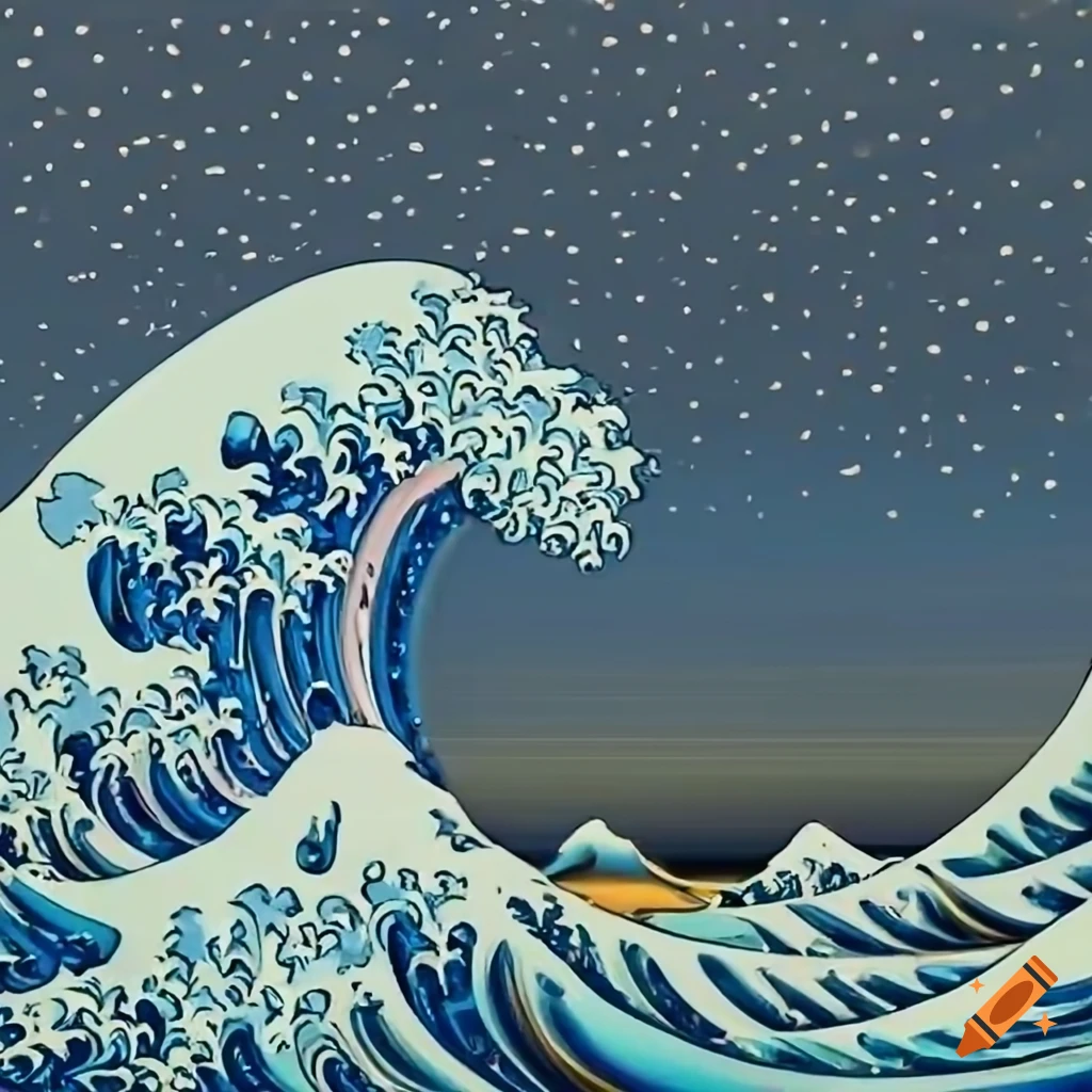 The Great Wave Off Kanagawa Aesthetic Wallpapers [100 ] 🌊🌊🌊